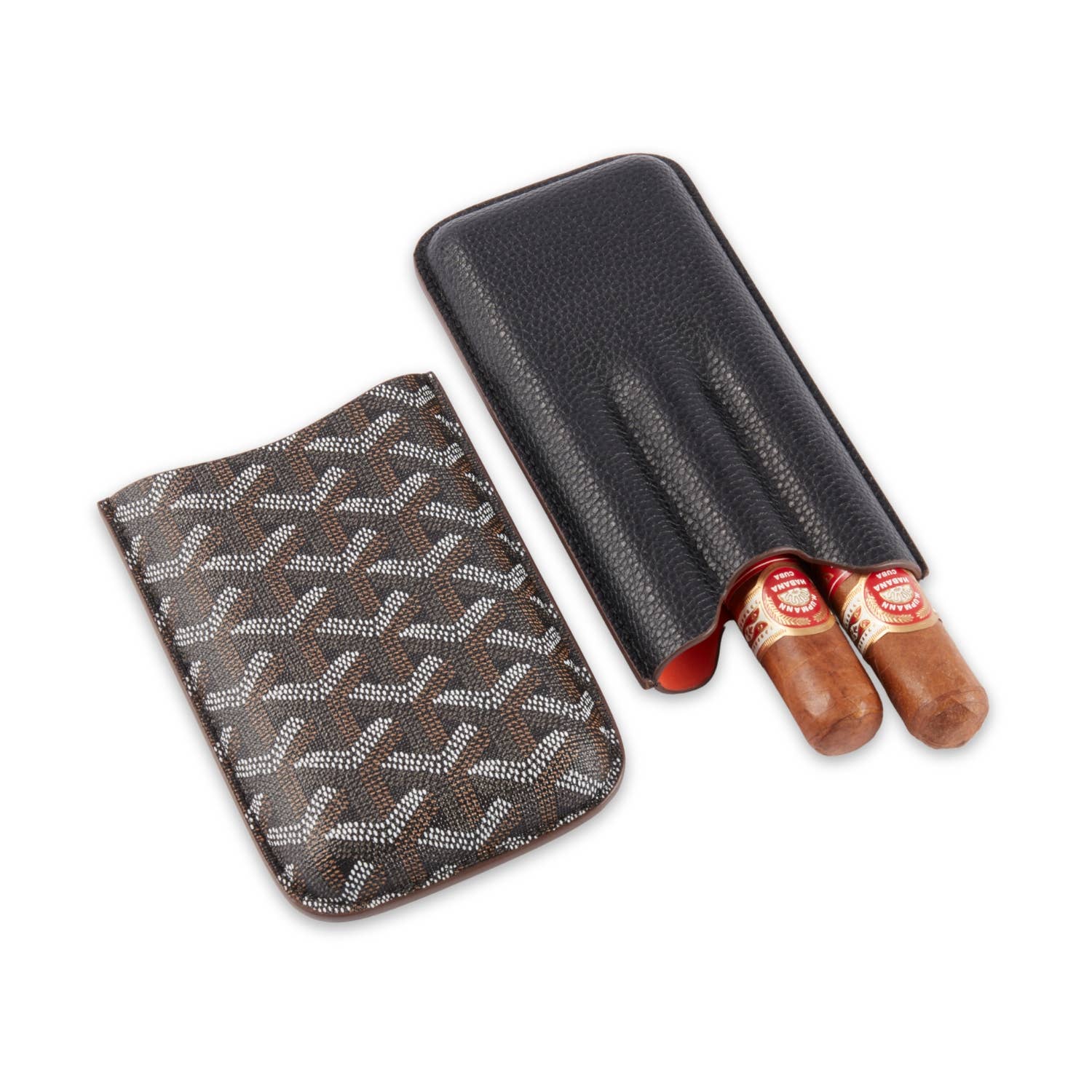 3 Cigar Pattern Case – Nikko Blu Boutique