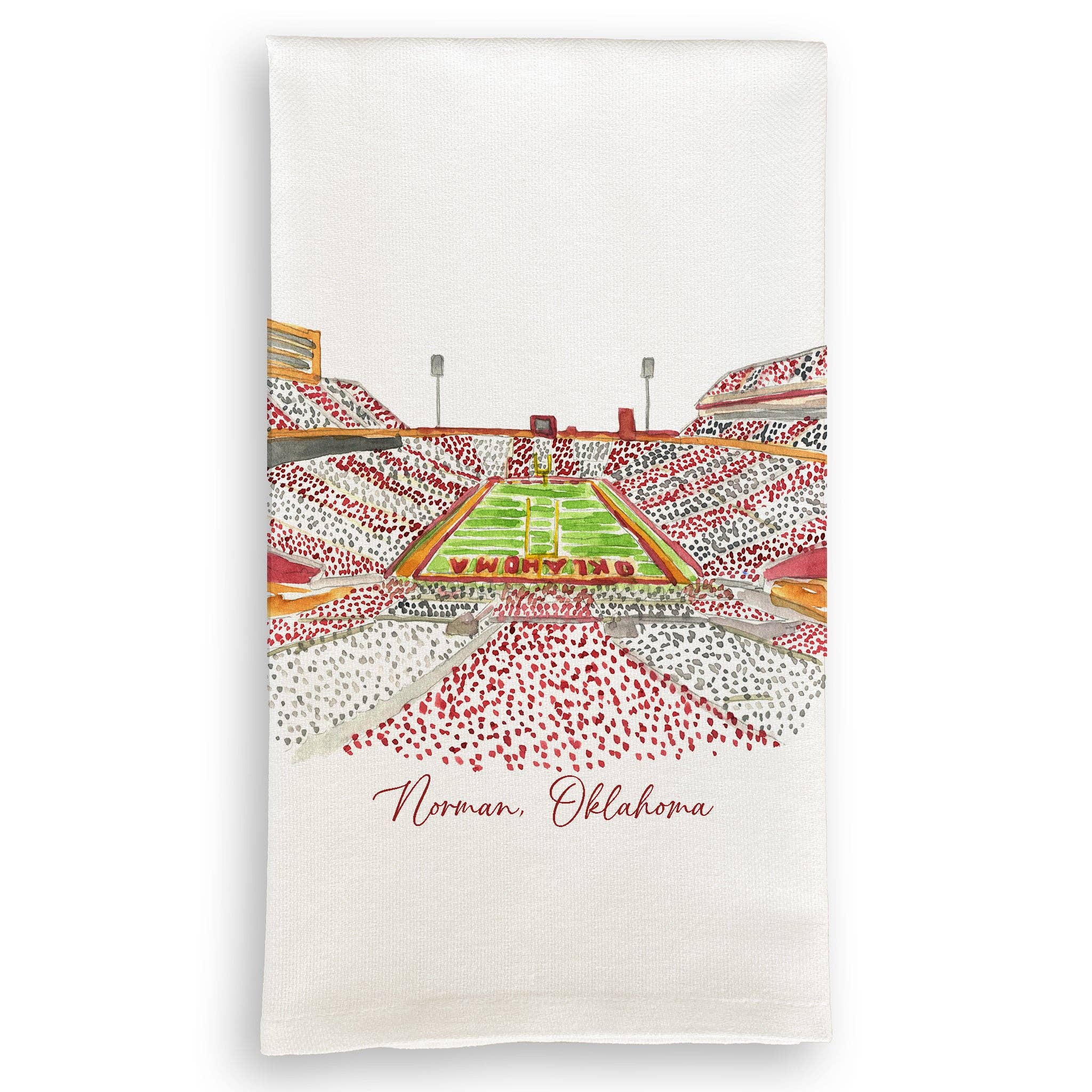 Norman, Oklahoma Stadium: Dishtowel – Nikko Blu Boutique