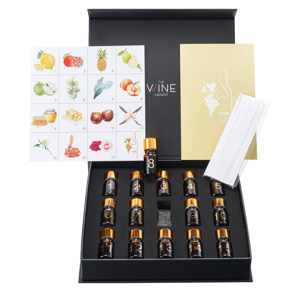 White Wine Aroma Kit, Tasting & Smelling 15 Aroma Set – Nikko Blu Boutique