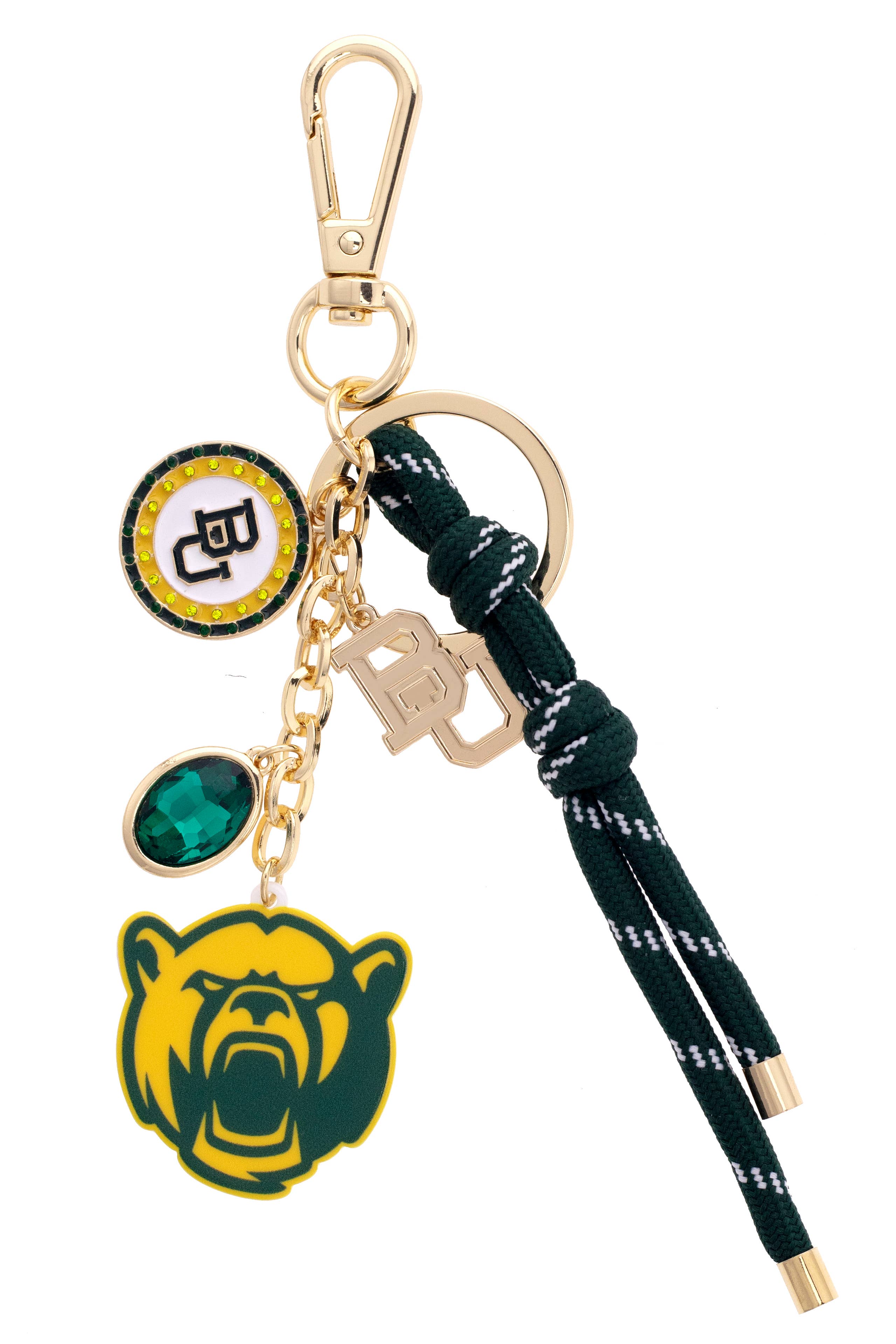 Baylor Bears Cluster Bag Charm in Green – Nikko Blu Boutique