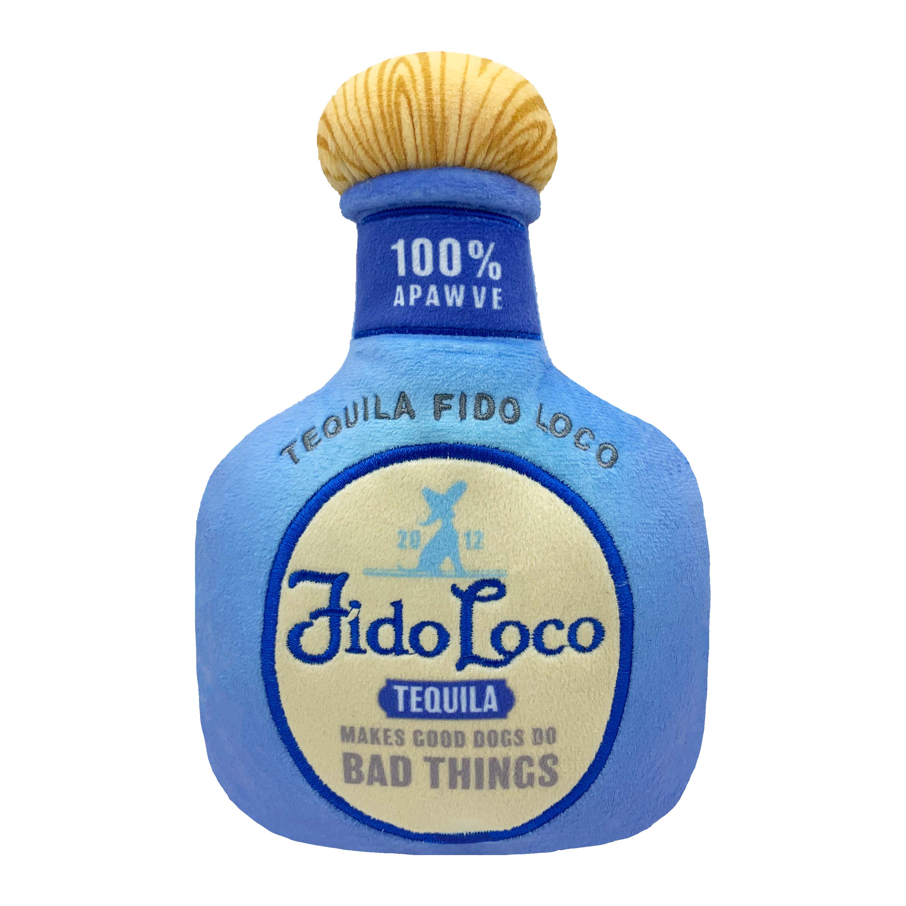 Fido Loco Tequila Dog Toy: Large – Nikko Blu Boutique